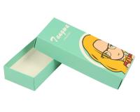 China Custom White Paperboard Boxes With Lid Folding Clothing Packaging Boxes for sale