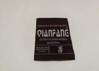 China Personalized Sewing Labels Woven Name Tags Woven Neck Labels With Logo Manufacturer for sale