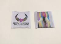 China Personalized Sewing Labels Woven Name Tags Woven Neck Labels With Logo Manufacturer for sale