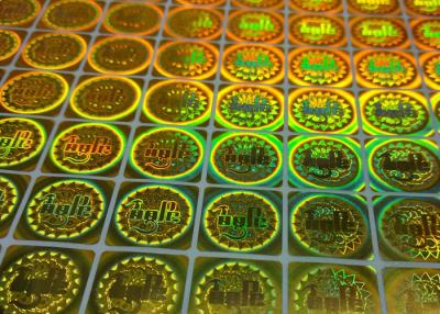 China Custom Security 3D Hologram Stickers Online Non-Reusable Laser Hologram Labels With Logo for sale