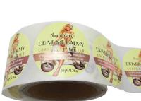 China Custom Paper Self-Adhesive Stickers Roll for sale