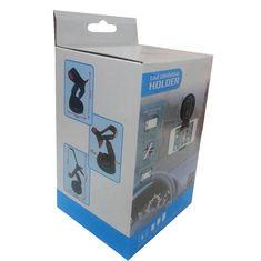 China Custom E-Flute Laminated Corrugated Cardboard Boxes For Phone Mounts Package for sale