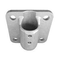 China Shot Blasting Flange Base AISI Water Glass Investment Casting for sale