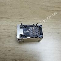 China 6368011-4 Modular Ethernet Connectors STK MJ 2X1 SHLD G/O BI LEDS for sale