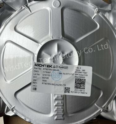 China RT9078N-08GJ5 2uA IQ LDO Voltage Regulator, 300mA, Low-Dropout Linear, SMD/SMT for sale