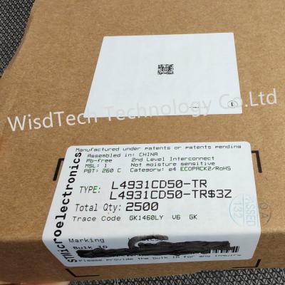 China L4931CD50-TR Linear Voltage Regulator IC Positive Fixed 1 Output 250mA 8-SOIC for sale