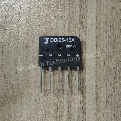 China DBI25-16A Bridge Rectifier Three Phase Standard 1.6 kV Through Hole DBI-A for sale