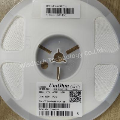 China 0805W8F4700T5E  Thick Film Resistors - SMD RMC 0805 1/8W 1% T/R-5000 for sale