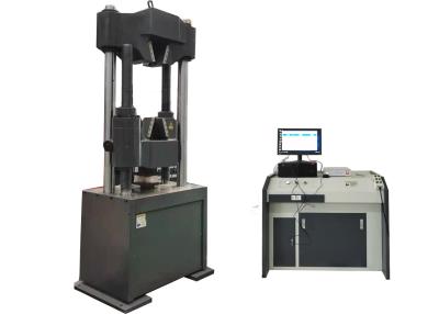 China WAW-600B Computerized Hydraulic Tensile Testing Machine 600KN Capacity with 700mm Tensile Space for sale