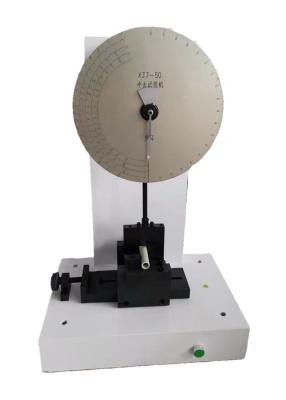 China XJJ-50J Thermoplastics Pipes Charpy Impact Tester with 15J/50J Energy and 3.8m/s Impact Speed for sale