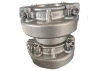 China 2.5 Inch 73mm Stainless Steel End Caps for PVC PP Tube - 10 MPa Max Pressure, φ130×80mm Size for sale