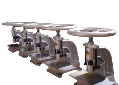 China CP-25 Manual Dumbbell Tensile Specimen Making Machine - 200mm Cutting Width, 2mm Slice Thickness for sale
