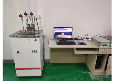 China HDT VICAT Tester with 300℃ Temperature Range and 3 Test Stations for Plastics Deformation Measurement for sale