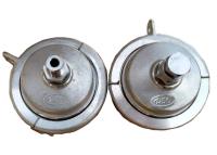 China Durable Stainless Steel 304 End Closure For Plastic Pipes Pipe Seal End Caps Silvery White Color Precision Casting Meets ISO1167 for sale