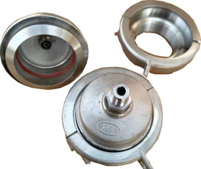 China End Closure For Plastic Pipes including bolt O ring and vent valve assembly for hydrostatic pipe static pressure testing for sale