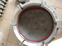 China End Closure For Plastic Pipes With Hold Clamp Compression Bolts And Vent Valve For Secure Sealing In Pressure Equipment for sale