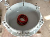 China Sealing End Closure For Plastic Pipes with pressure plate fastening screws and silicone seal for hydrostatic pipe applications for sale