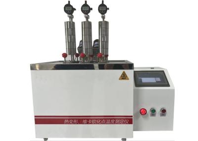 China HDT VICAT Tester for Conducting Thermal Deformation Tests and Measuring Vicat Softening Temperature in Polymer and Plastic Materials for sale