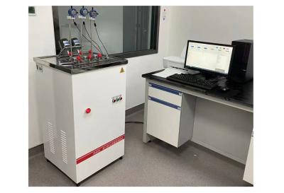 China HDT VICAT Tester for Temperature Testing of Ebonite and Long Fibre Reinforced Composites with Test Speed 120 Degrees Celsius per Hour for sale