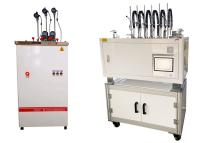 China HDT VICAT Tester instrument designed to test heat deflection temperature and VICAT softening point of polymer samples for sale