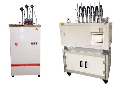 China HDT VICAT Tester instrument designed to test heat deflection temperature and VICAT softening point of polymer samples for sale