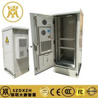 China 30U IP55 Outdoor Enclosure Anti Theft Solar Battery Storage Cabinet OEM With 1500W Air Conditioner for sale