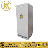 China 30U IP55 Outdoor Enclosure Anti Theft Solar Battery Storage Cabinet OEM With 1500W Air Conditioner for sale