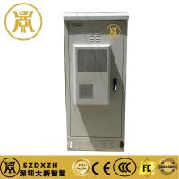China Double Walls Outdoor Telecom Cabinet 19 Inch AC Outdoor Unit Cabinet 32U for sale
