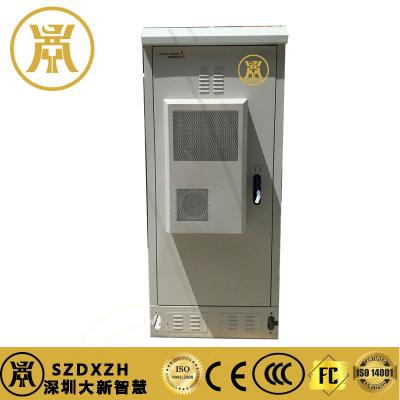 China Double Walls Outdoor Telecom Cabinet 19 Inch AC Outdoor Unit Cabinet 32U for sale
