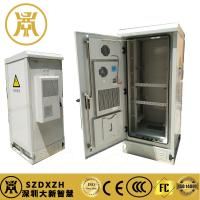 China Double Walls Outdoor Telecom Cabinet 19 Inch AC Outdoor Unit Cabinet 32U for sale