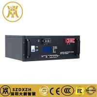 China black 48v Rack Mount Battery 100Ah Lifepo4 Battery Pack Embedded for sale