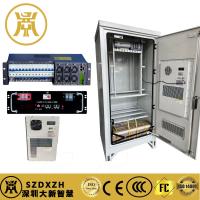 China 40U Outdoor 19 Rack Cabinet Weatherproof Outdoor Enclosure IP55 With Cooling And Power System for sale