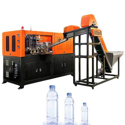 China 2 Cavities Extrusion PET Bottle Blow Molding Machine 200ML Plastic Color Beverage for sale
