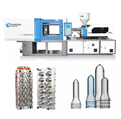 China PET Preform Injection Molding Machine with 1080-2600 KN Clamping Force and 48-56mm Screw Diameter for sale