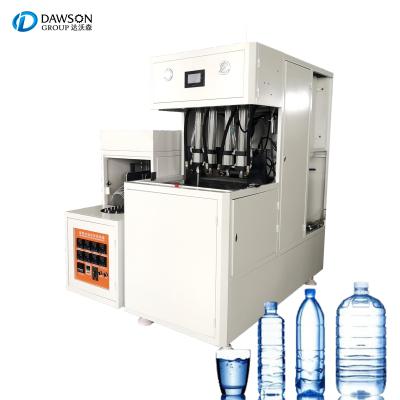 China Semi Automatic PET Bottle Blowing Machine 2L Capacity 4 Cavities 2600-2800 pcs/hour Output for sale