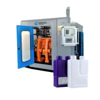 China Double Heads Extrusion Blow Moulding Machine 100kg / H Plastic Bottles for sale