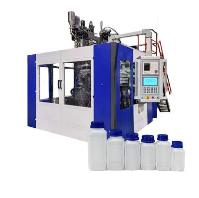China Double Head Extrusion Blow Moulding Machine Plastic Round Bottles for sale