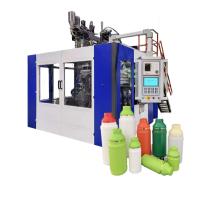 China Plastic Container Extrusion Blow Molding Machine Single Station Milk Bottles 4zone for sale