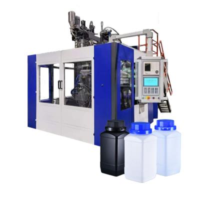 China Plastic Container Extrusion Blow Molding Machine PE Small Bottles Double Head for sale