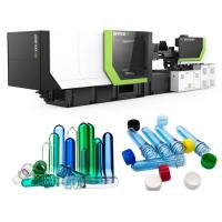 China PET Bottle Preform Injection Molding Machine 48mm Screw with 1080-2600KN Clamping Force for sale
