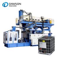 China Double Layer Extrusion Blow Molding Machine for 1000L IBC Tanks with 120mm Screw and 2200KN Clamping Force for sale