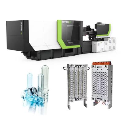 China High Efficiency Plastic PET Injection Molding Machine Preform Making 52mm 2300kN for sale