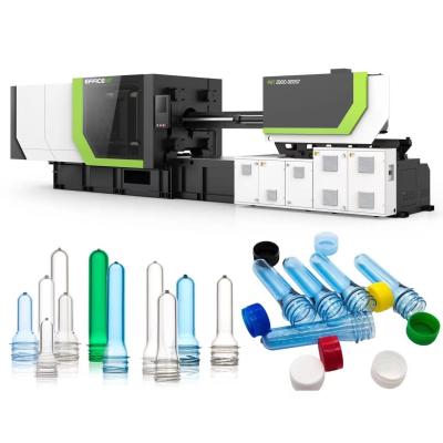 China Servo Type PET Preform Injection Molding Machine 48mm Screw 2050kN Clamping Force for sale