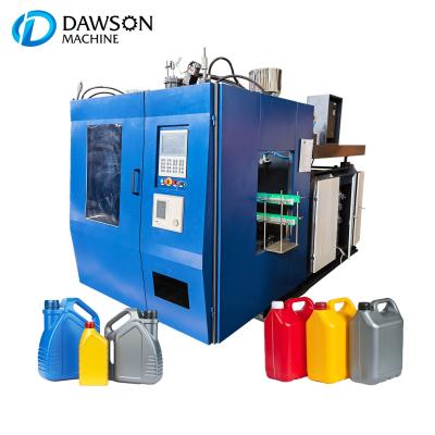 China HDPE Motor Oil Bottle Blow Moulding Machine Servo Motor 5L 65mm Screw for sale