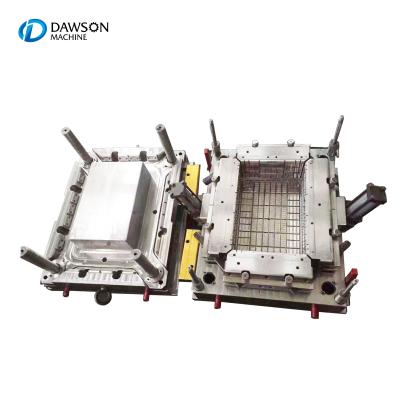 China Custom Plastic Injection Mold for Turnover Basket Crate Fruit Box with 50-52HRC Steel and 240V Heating System for sale