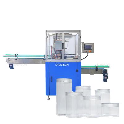 China Full Automatic PET Plastic Bottle Neck Trimming Cutter Machine 600-6000 pcs/h Capacity 50ml-200L Range for sale