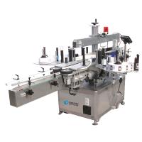 China Automatic Double Side Labeling Machine for PET PE Bottles - 200 BPM Speed, ±0.5mm Accuracy for Oil & Detergent Containers for sale