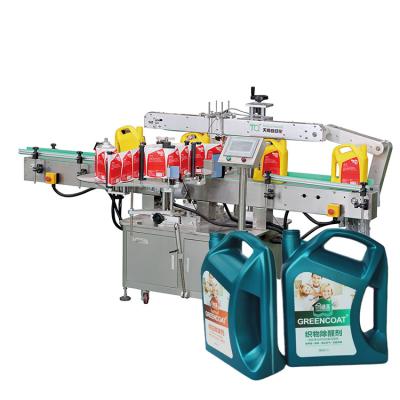 China Automatic Double-Sided Bottle Labeling Machine for Hexagonal, Square & Round Containers - 200 BPM Speed, ±0.5mm Accuracy for sale