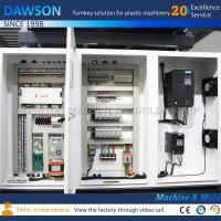 China Servo Hydraulic Double Station Blow Molding Machine for 5L HDPE Jerry Can Making 70mm Screw for sale
