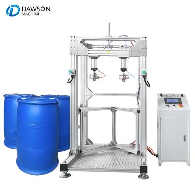 China Automatic 200L Drum Leak Tester Double Heads HDPE Jerrycan Leak Detection Machine 220V for sale
